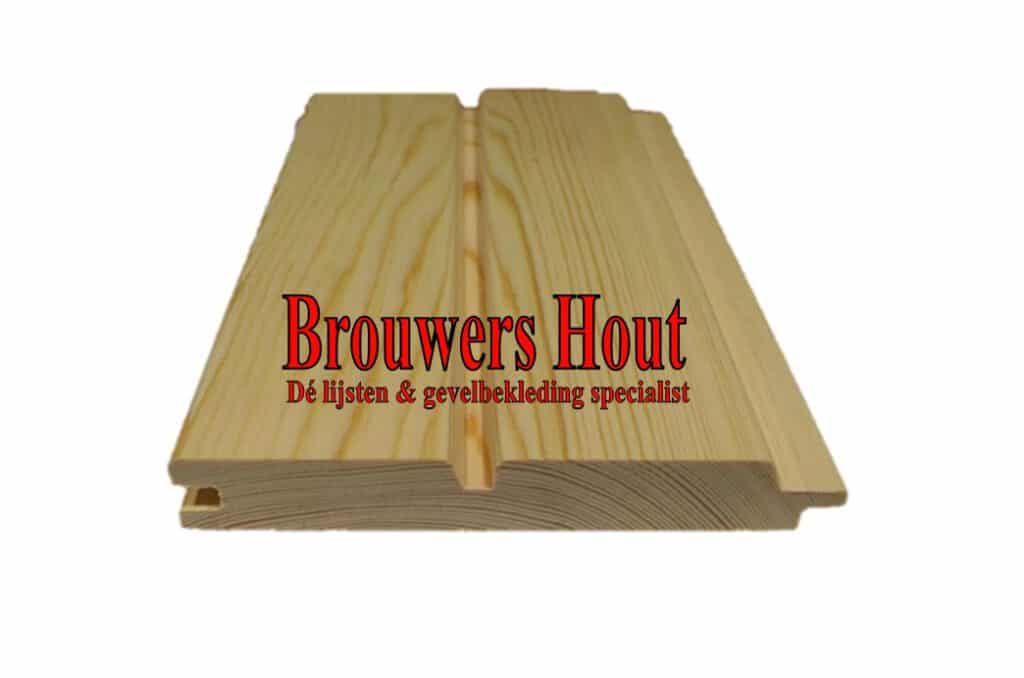 Grenen dubbele Rhombus deel DR001-144 afm. 20x144mm - Brouwers Hout ...